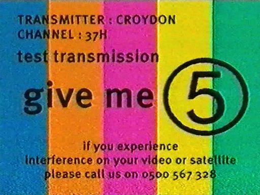 Channel 5 Test Transmission | TVARK
