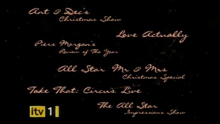 ITV1 Christmas Promotion (Long Version) | TVARK