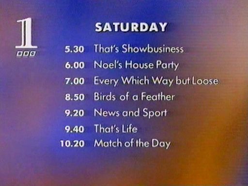 BBC1 Saturday promo | TVARK