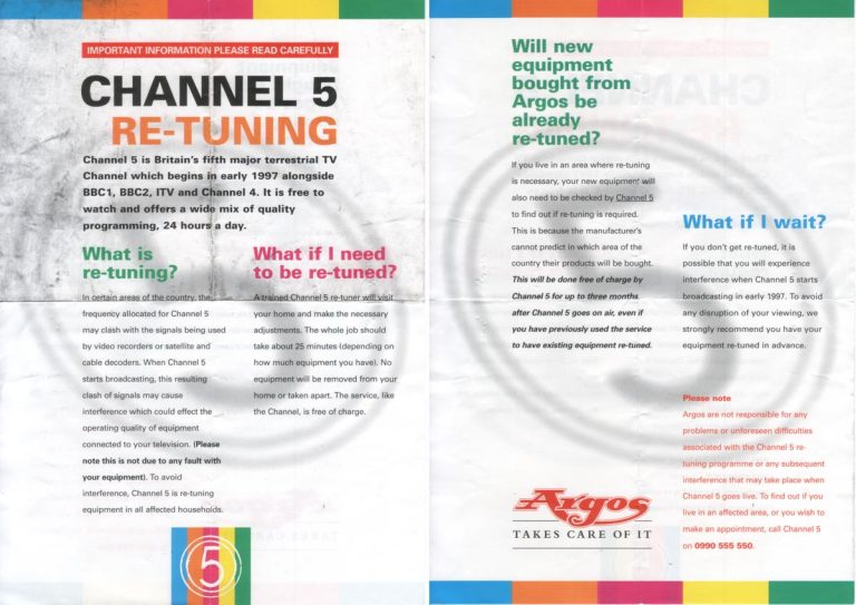 Channel 5 1997 Launch | TVARK