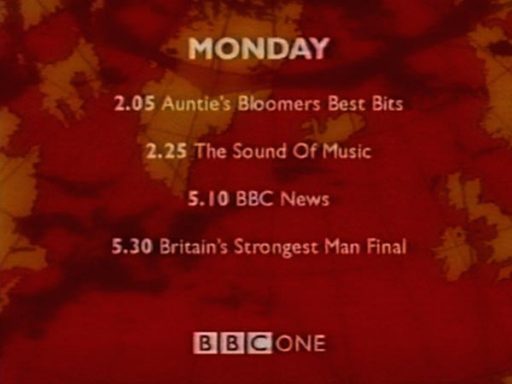 BBC One Monday | TVARK