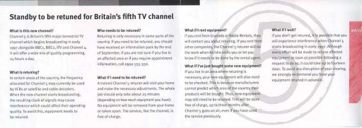 Channel 5 1997 Launch | TVARK