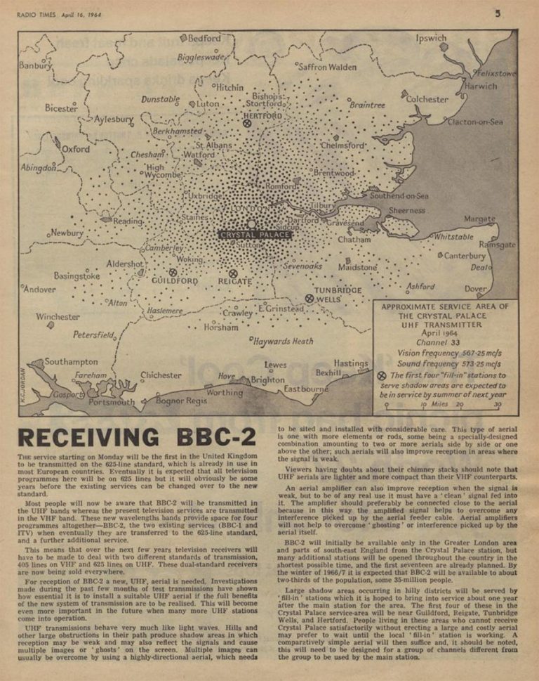 BBC2 1964 – 1967 Branding | TVARK