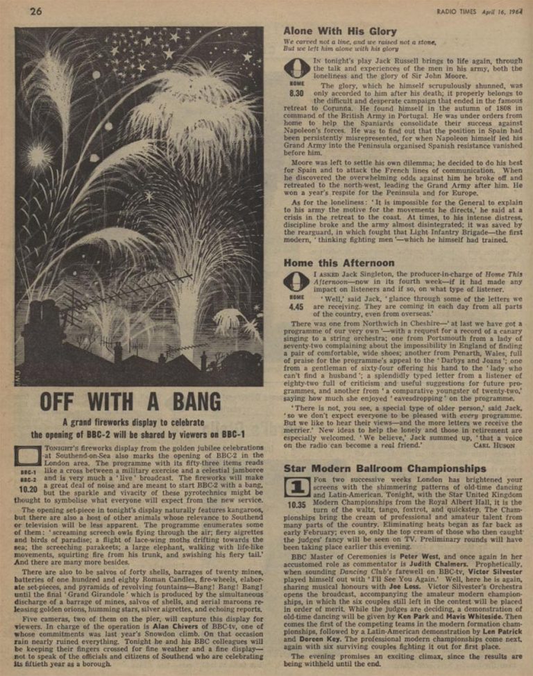 BBC2 1964 – 1967 Branding | TVARK