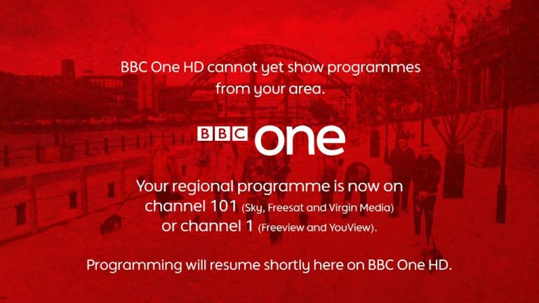 BBC One HD Regions Holding Slide | TVARK