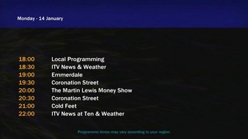 ITV Nightscreen | TVARK