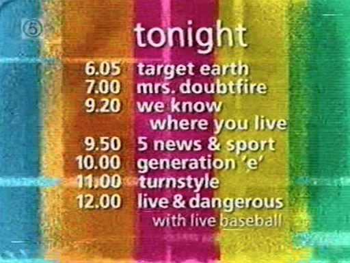 Channel 5 Tonight promo | TVARK