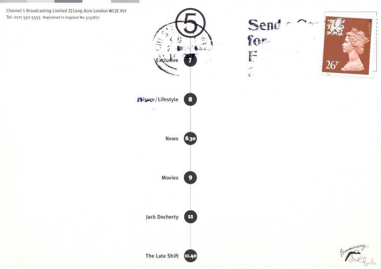 Channel 5 Corporate Logo & Print Examples | TVARK