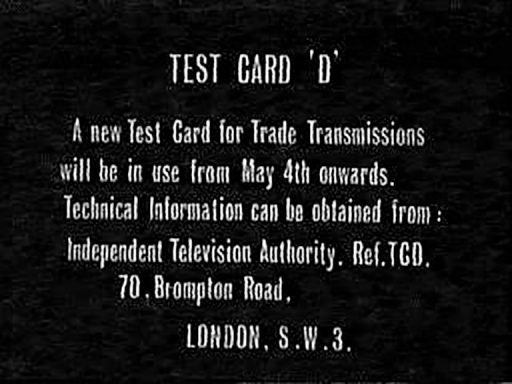 ITV, Channel 4 and S4C Testcards | TVARK