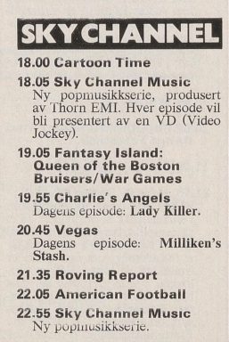 Sky Channel 1984 – 1989 Branding | TVARK