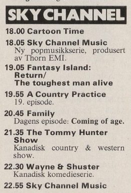 Sky Channel 1984 – 1989 Branding | TVARK
