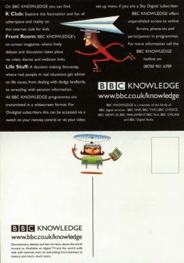 BBC Knowledge 1999 – 2000 Branding | TVARK