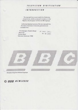 BBC Corporate Logo 1988 – 1997 | TVARK
