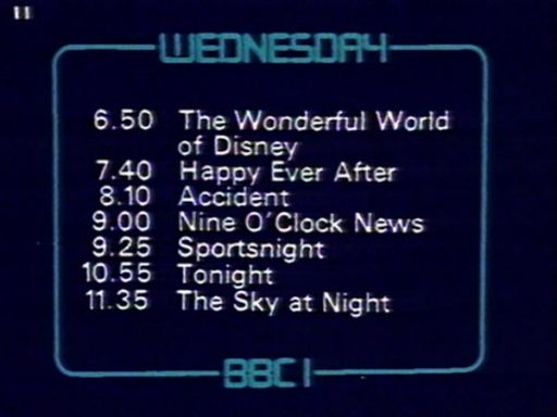 BBC1 Continuity & Wednesday Evening promo | TVARK