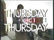 BBC1 Thursday Menu | TVARK
