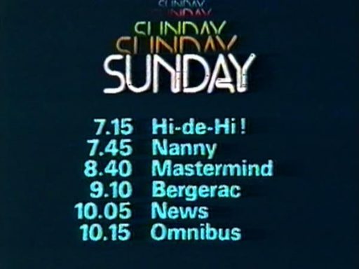 BBC1 Sunday promo | TVARK
