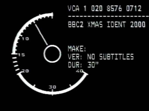 BBC Two Christmas Ident – Fault | TVARK