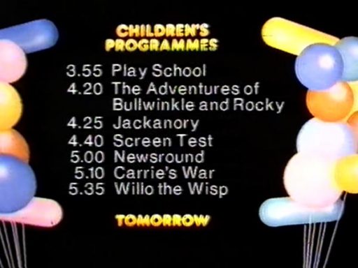 Children’s BBC1 – 1979 – 1983 Branding | TVARK