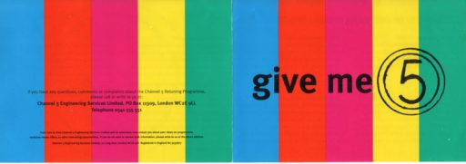 Channel 5 Corporate Logo & Print Examples | TVARK