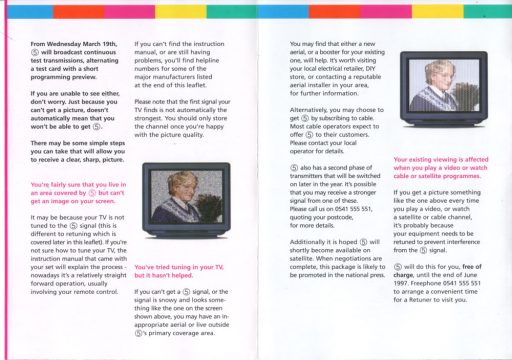 Channel 5 1997 Launch | TVARK