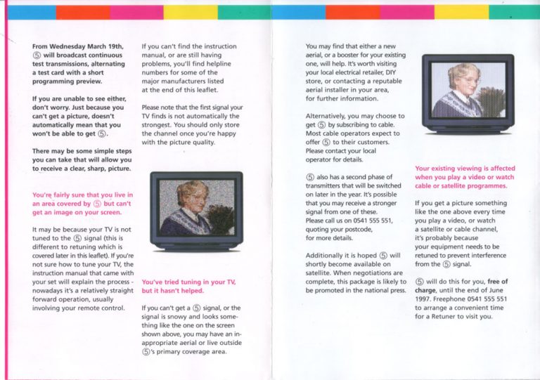 Channel 5 1997 Launch | TVARK