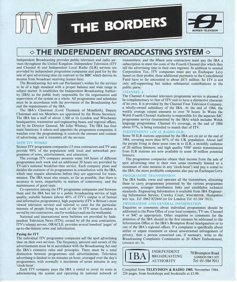 Border Television Corporate Logo & Print Examples | TVARK