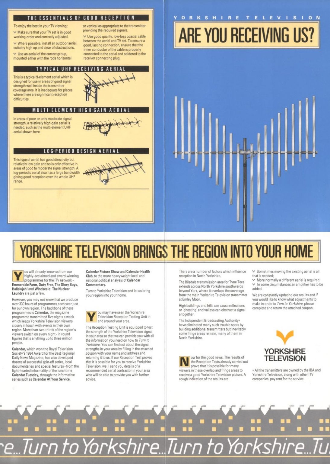 Yorkshire Television Corporate Logo and Print Examples | TVARK