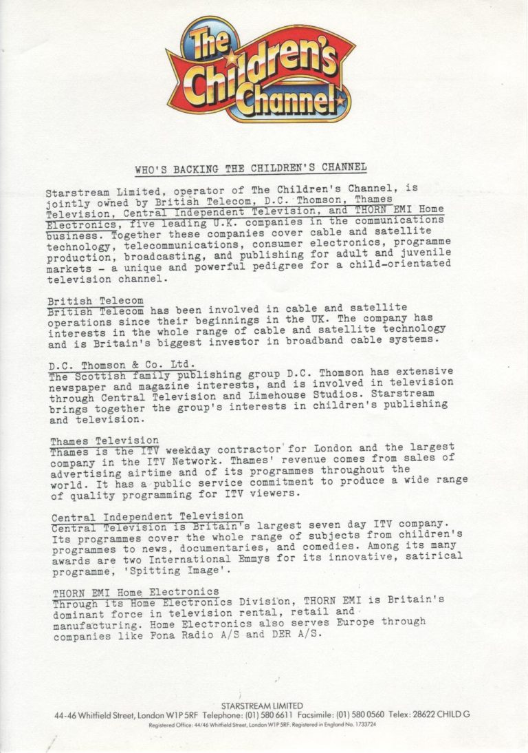 The Children’s Channel | TVARK