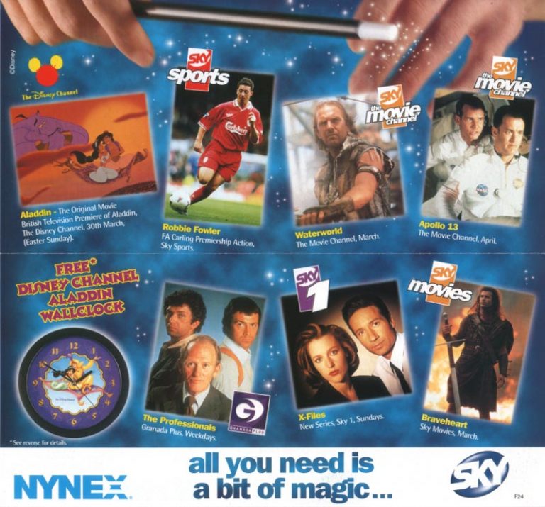 Sky TV Corporate Logo & Print Examples 1997 – 1998 | TVARK