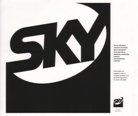 Sky TV Corporate Logo & Print Examples 1996 – 1997 | TVARK