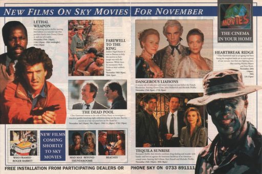 Sky Movies 1989 – 1993 Branding | TVARK