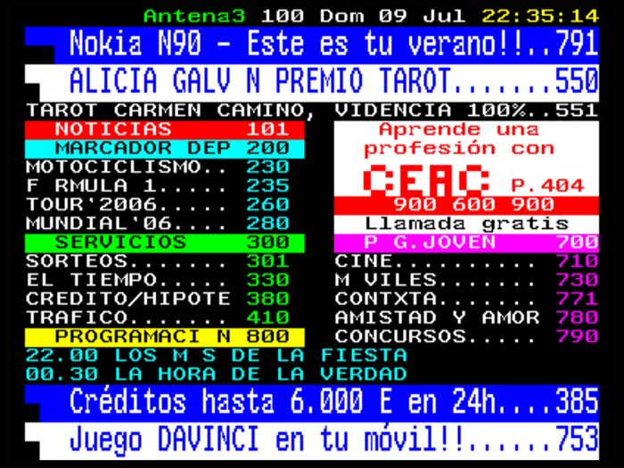 Teletext Services on Other Channels | TVARK