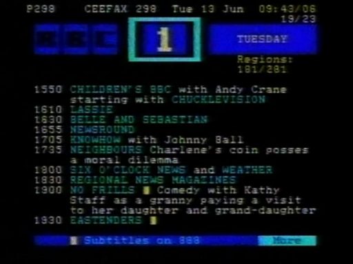 BBC Ceefax | TVARK