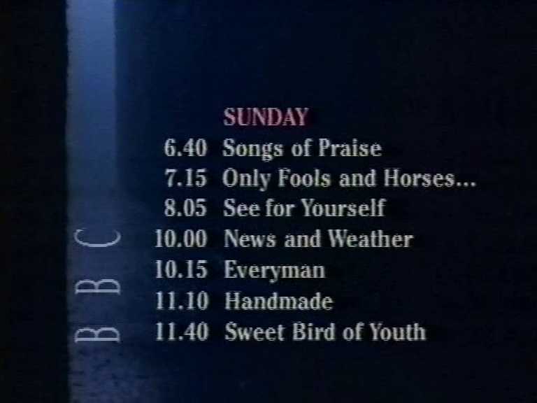 BBC1 Sunday Night promo | TVARK