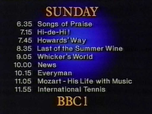 BBC1 Closedown | TVARK