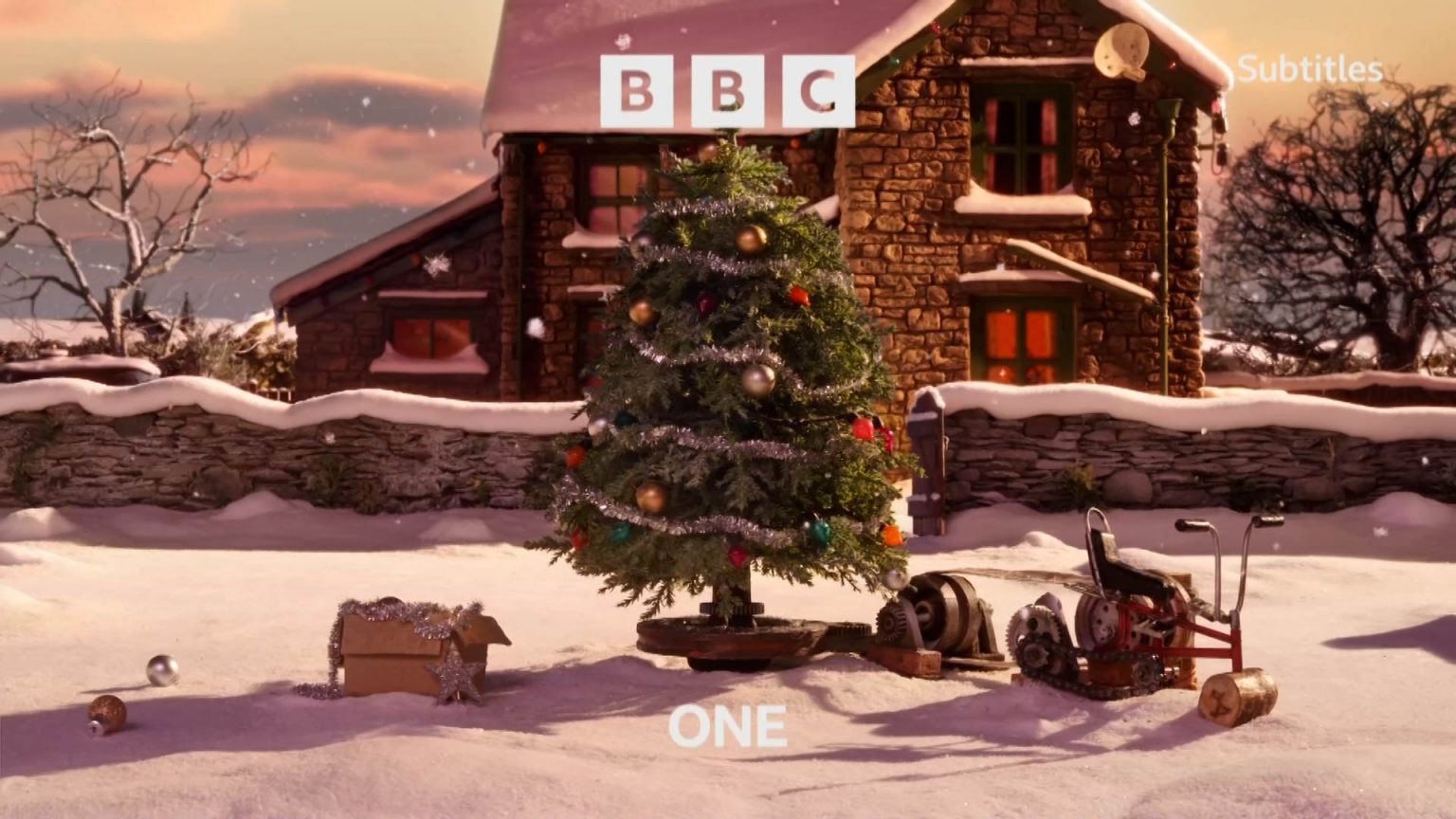 BBC One Christmas News Ident – Evening | TVARK