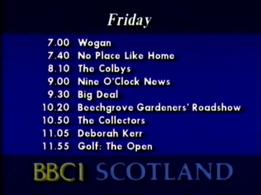 BBC 1 Scotland Closedown | TVARK